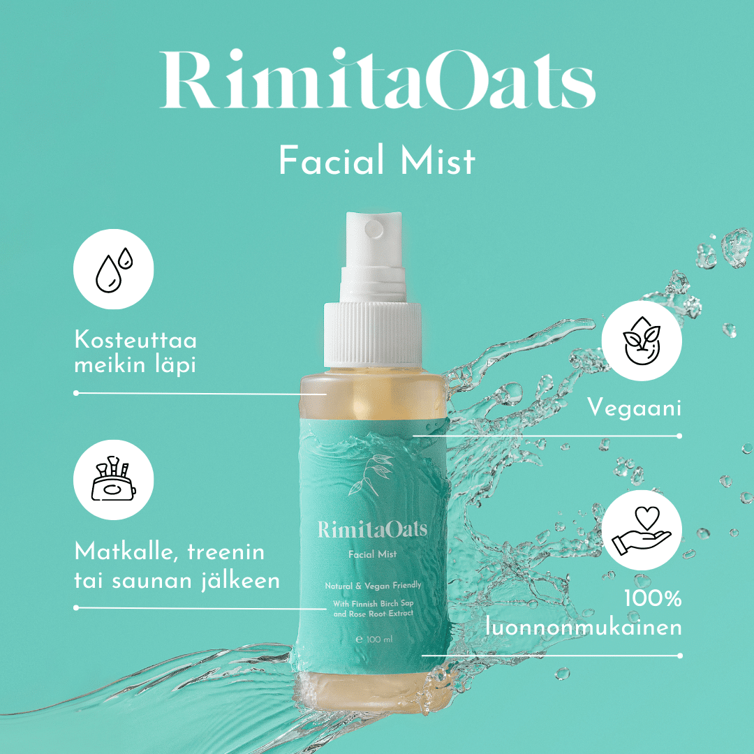 RimitaOats Kasvosuihke – 100 ml – Rimita Green | Vastuullista ...